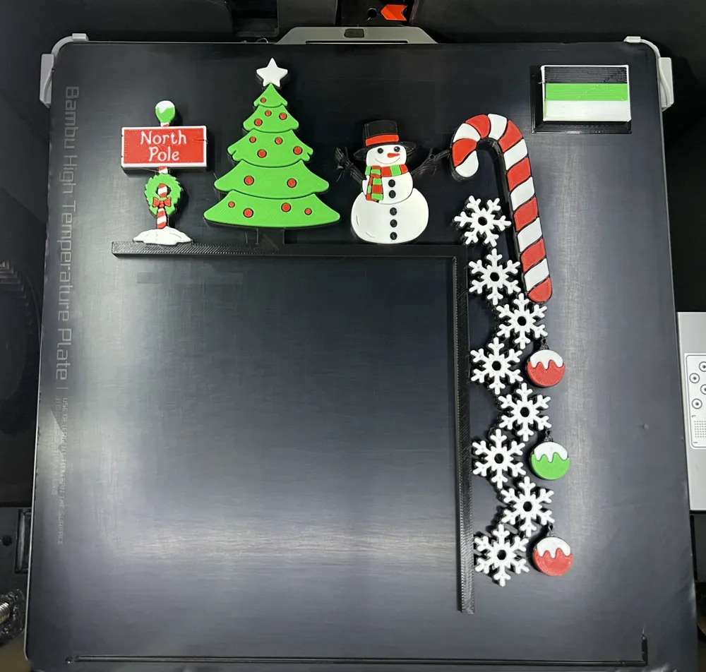 Christmas Door Corner / Monitor Corner Snowman by DarkLink - MakerWorld