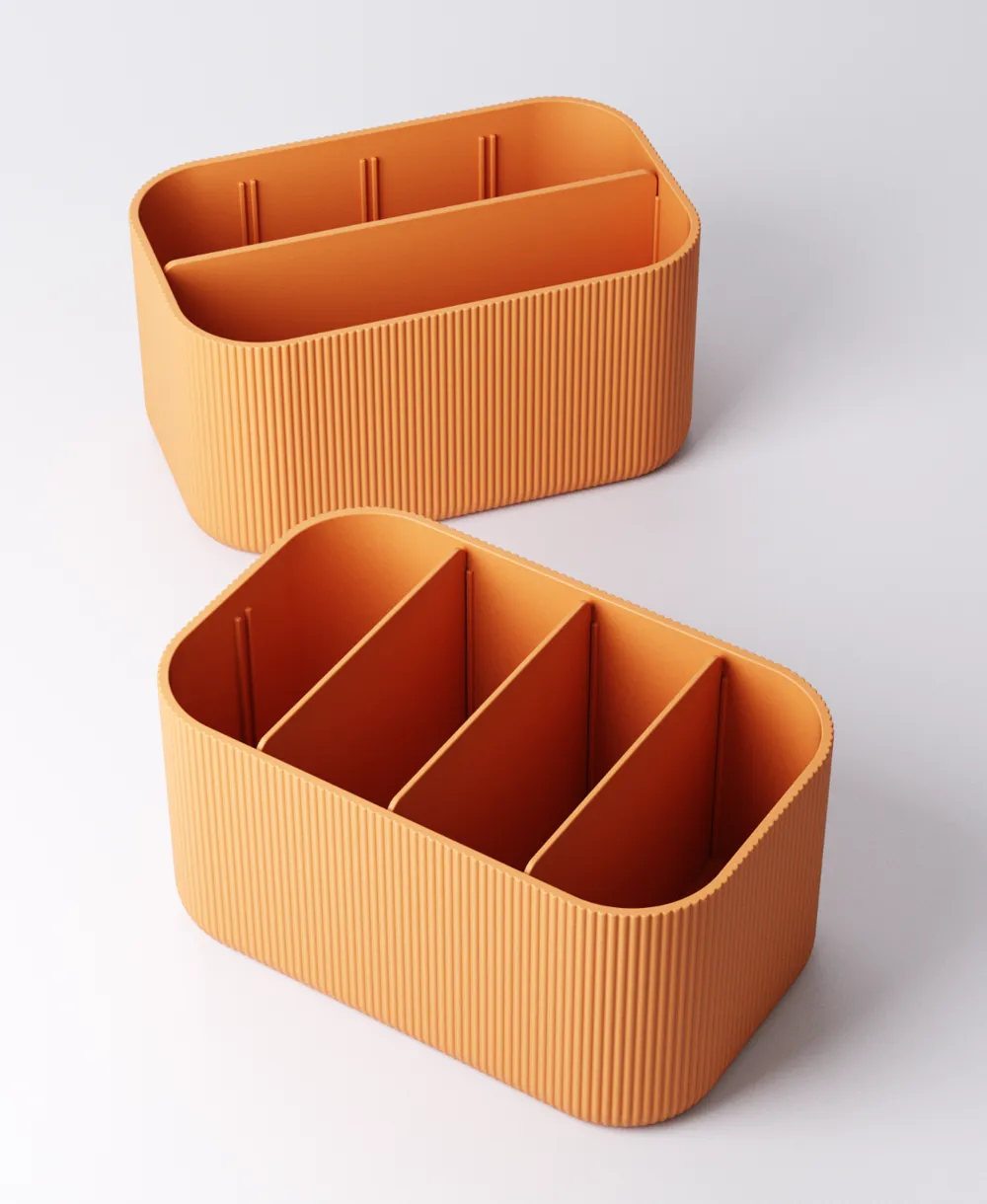 Modular Desk Organiser - Free 3D Print Model - MakerWorld