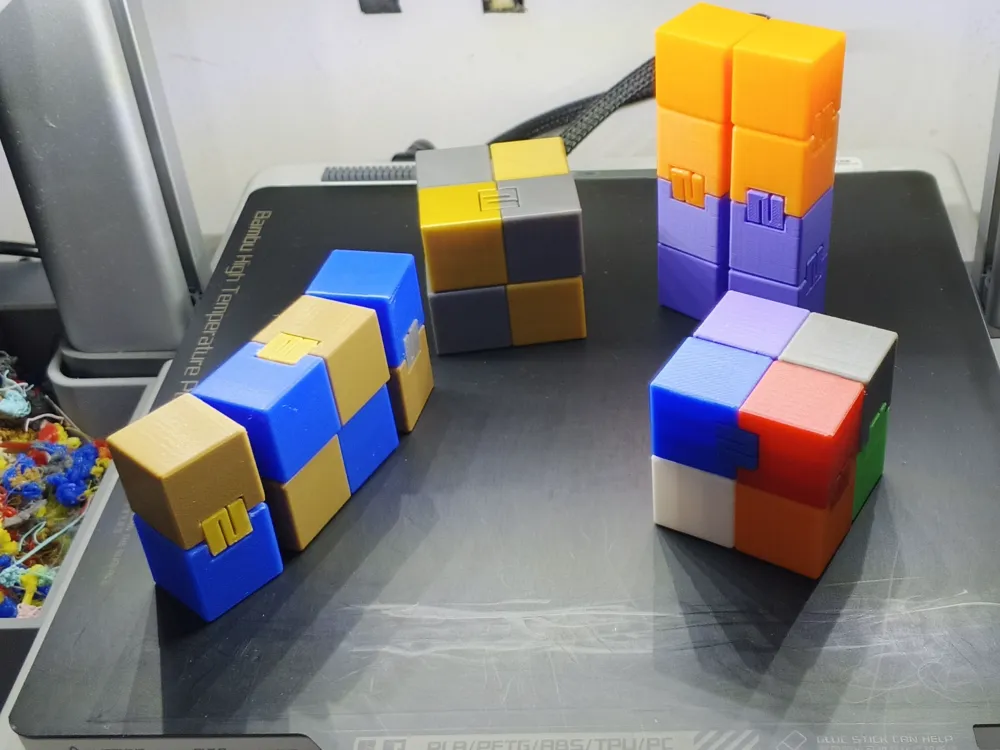 Modular Fidget Infinity Cube by deHobbierMakerWorld: Download Free 3D ...