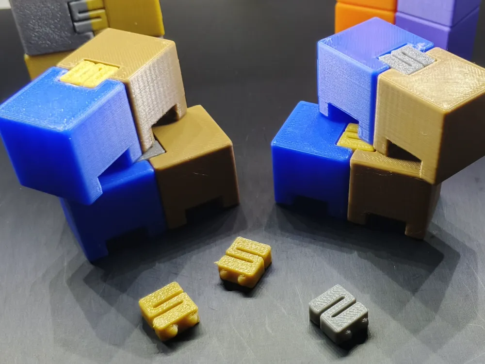Modular Fidget Infinity Cube by deHobbierMakerWorld: Download Free 3D ...