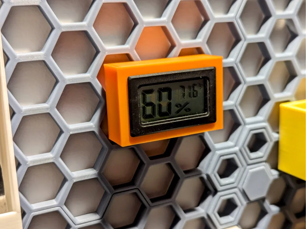 EZ-Lock Hygrometer Mount For HSW by Wile E. 3D MakerWorld: Download ...