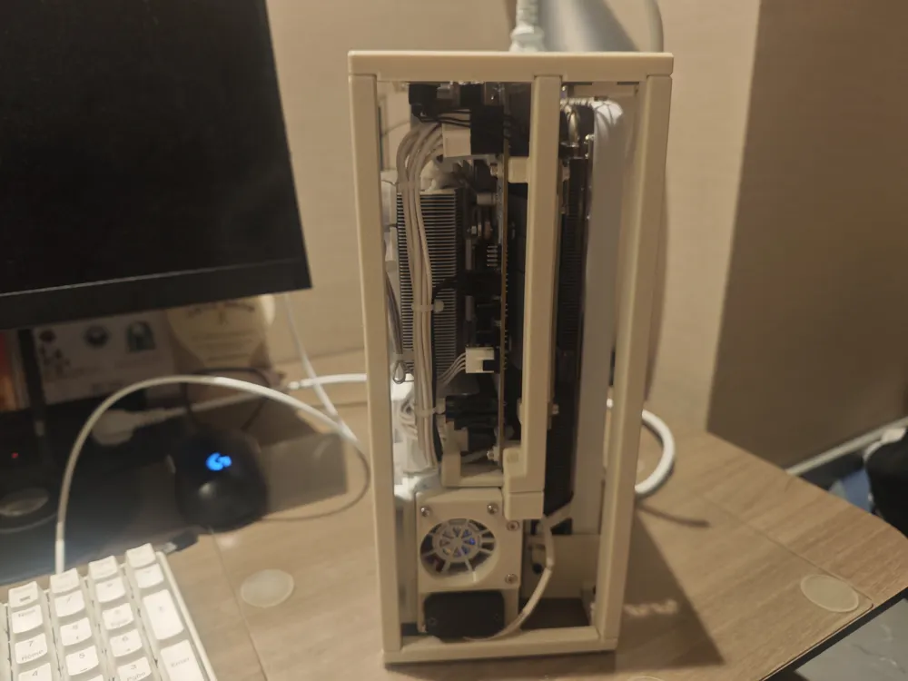 ITX Case - 1U Power Supply and Fan - Free 3D Print Model - MakerWorld