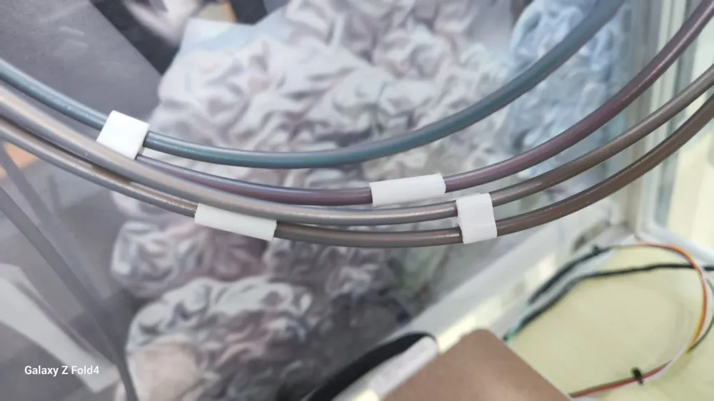Feed tube PTFE tube butt joint connection for quick printing no other ...