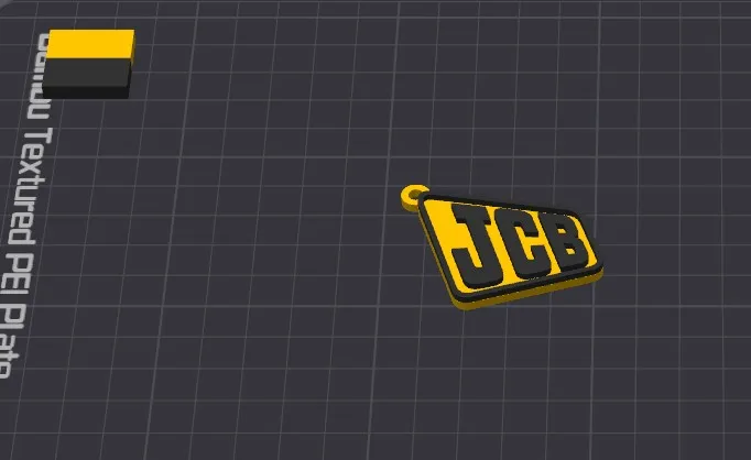JCB Keychain by FrancescoMakerWorld: Download Free 3D Models