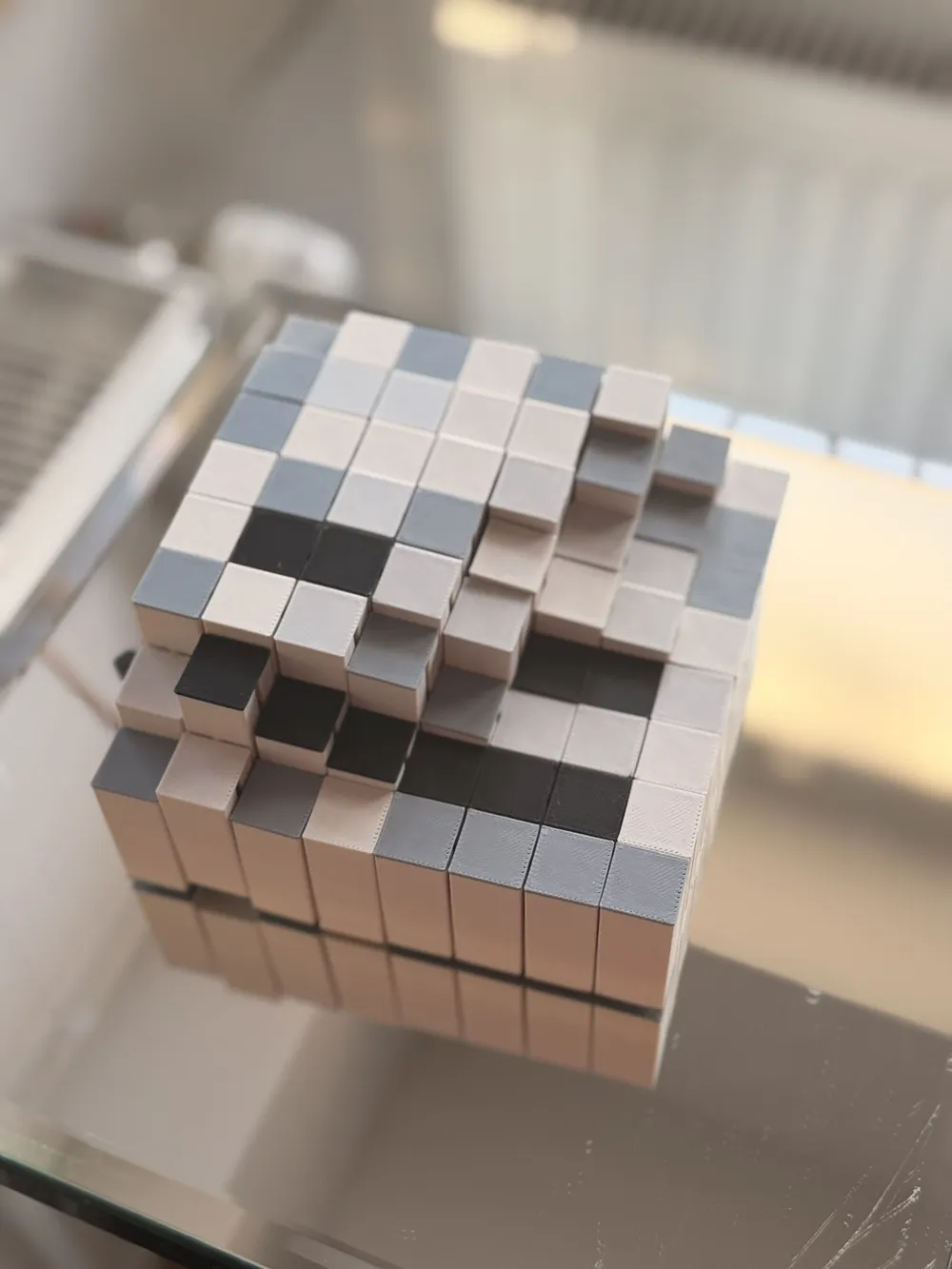Minecraft Skeleton Stress Cube Modular Fidget Bloc - Free 3D Print ...
