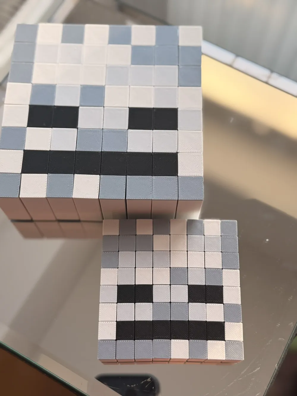 Minecraft Skeleton Stress Cube Modular Fidget Bloc - Free 3D Print ...