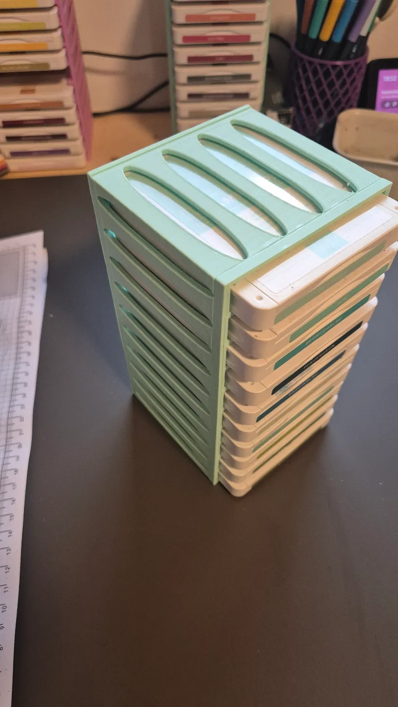 Stampin UP Stamp Pad Rack new - Free 3D Print Model - MakerWorld