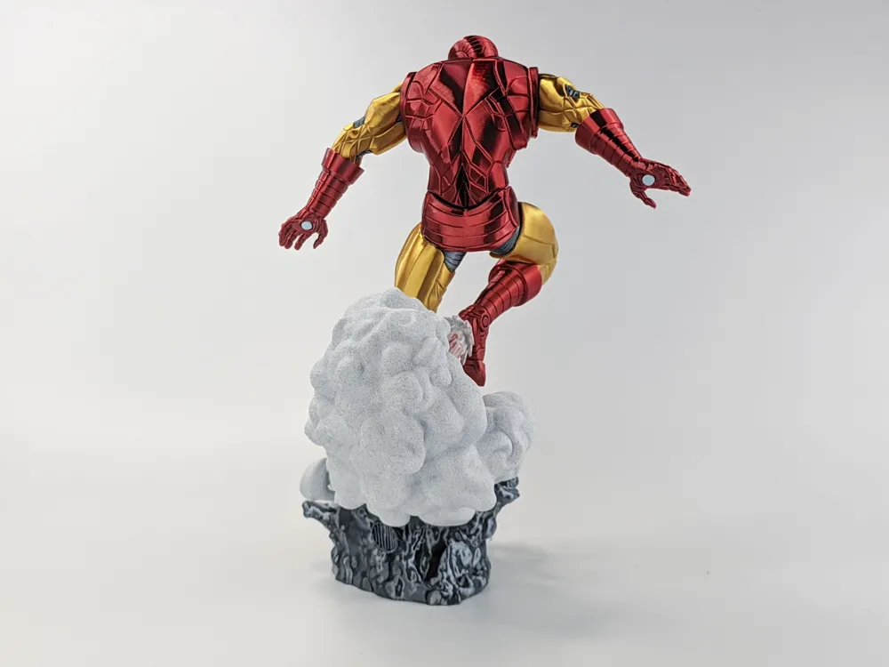 1963 Comic Iron Man Split Parts - Free 3D Print Model - MakerWorld