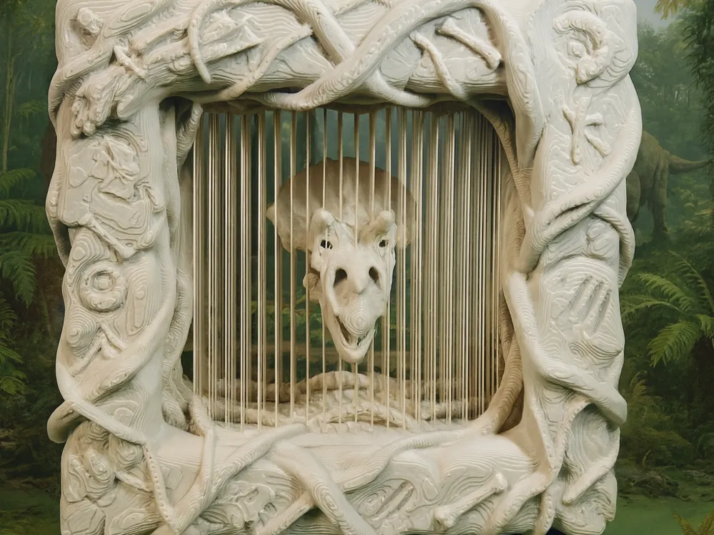 Jungle Triceritops String Art - Free 3D Print Model - MakerWorld