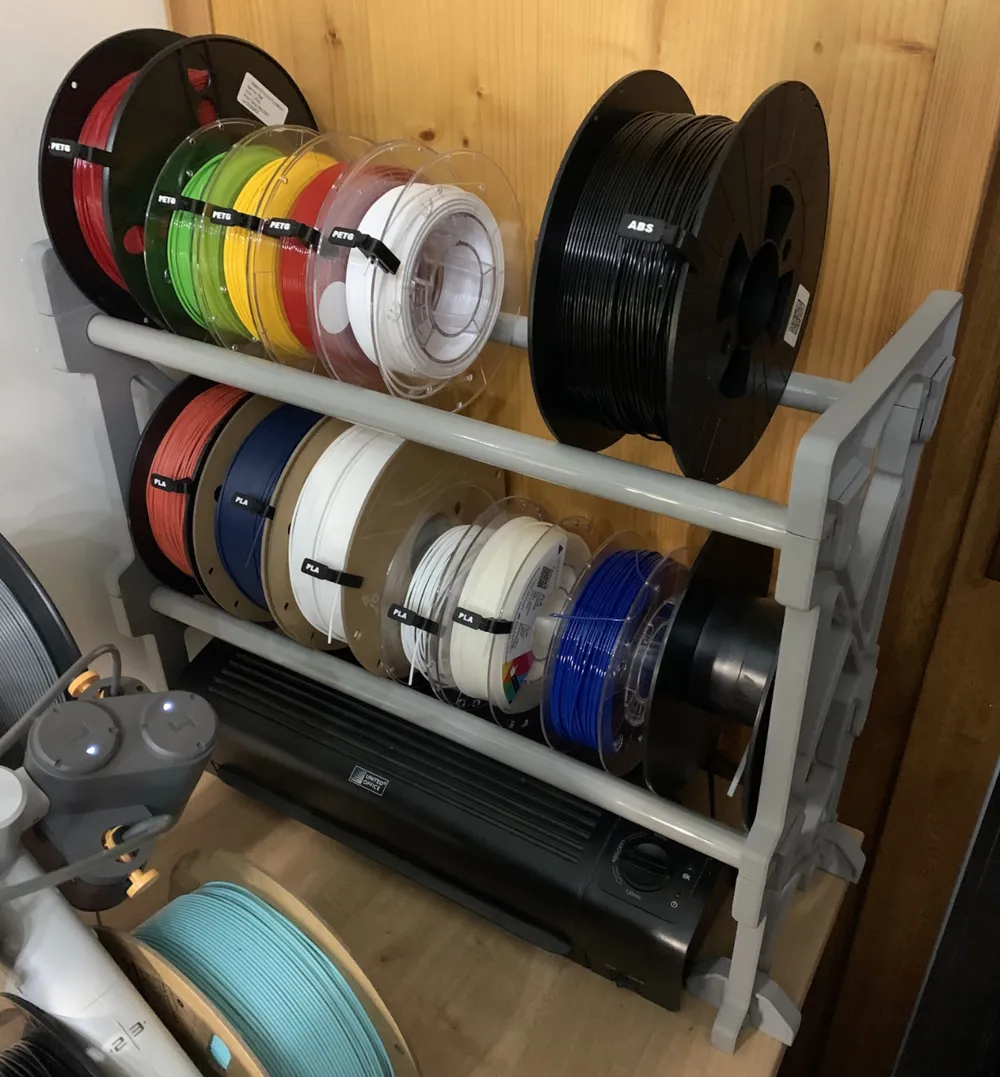 Stacking rack for filaments by Roman Z Véšek - MakerWorld