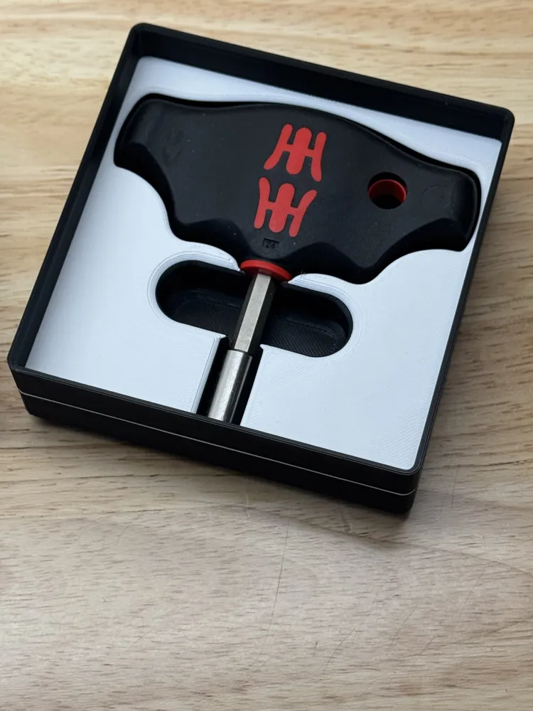Gridfinity - Wera 416 T Handle Storage - Free 3D Print Model - MakerWorld