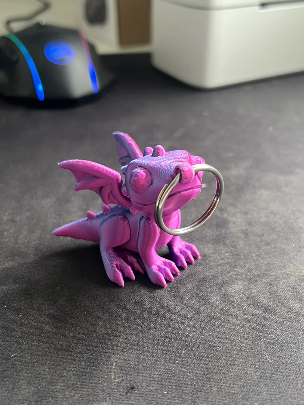 CUTE DRAGON KEYCHAIN Remixed by LiL_PPJ - MakerWorld