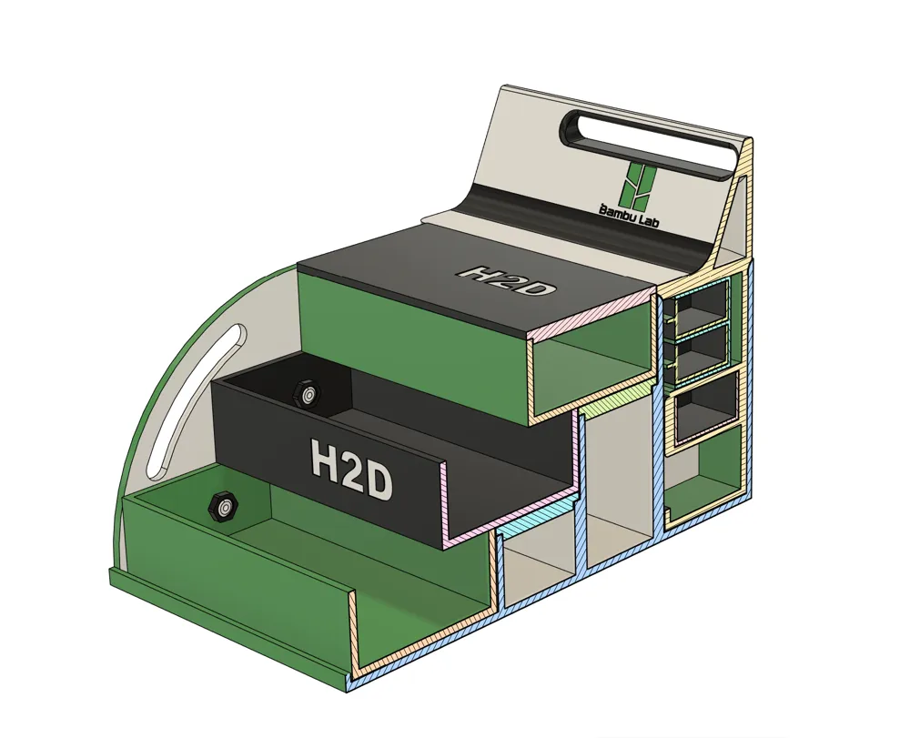 H2D TOOL BOX - Free 3D Print Model - MakerWorld