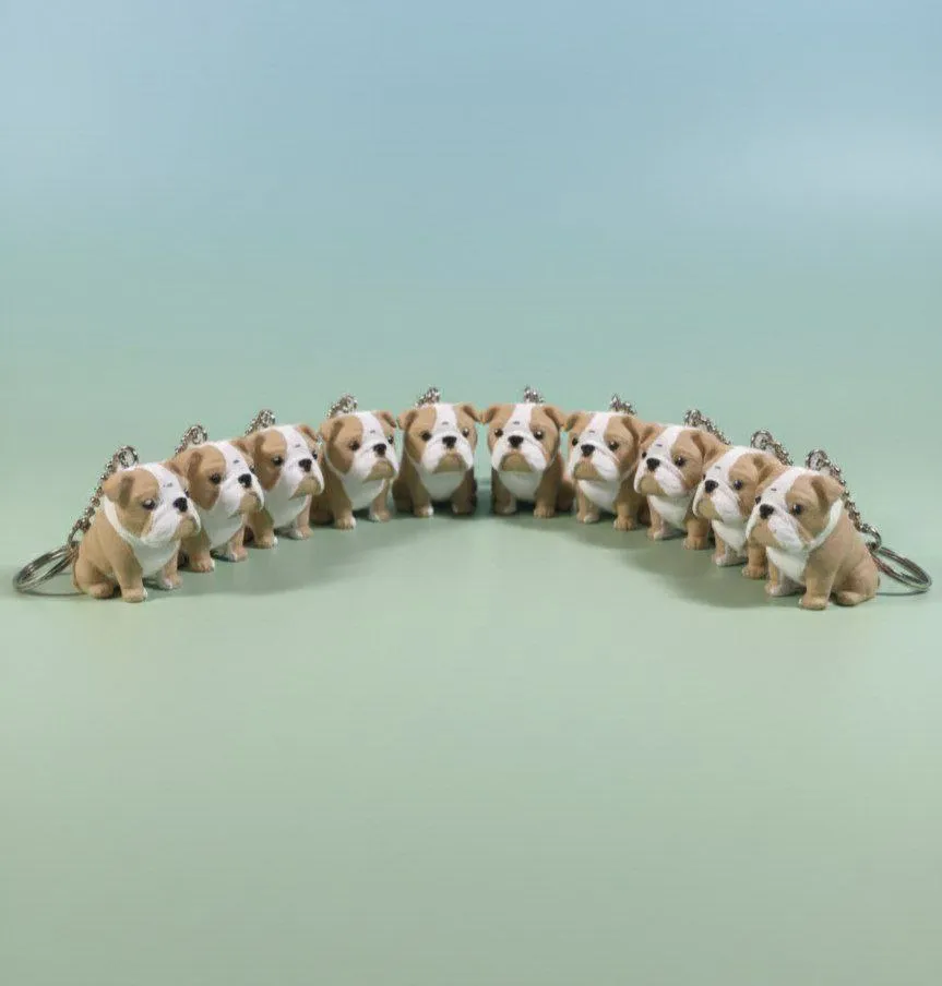 English bulldog keychain - Free 3D Print Model - MakerWorld