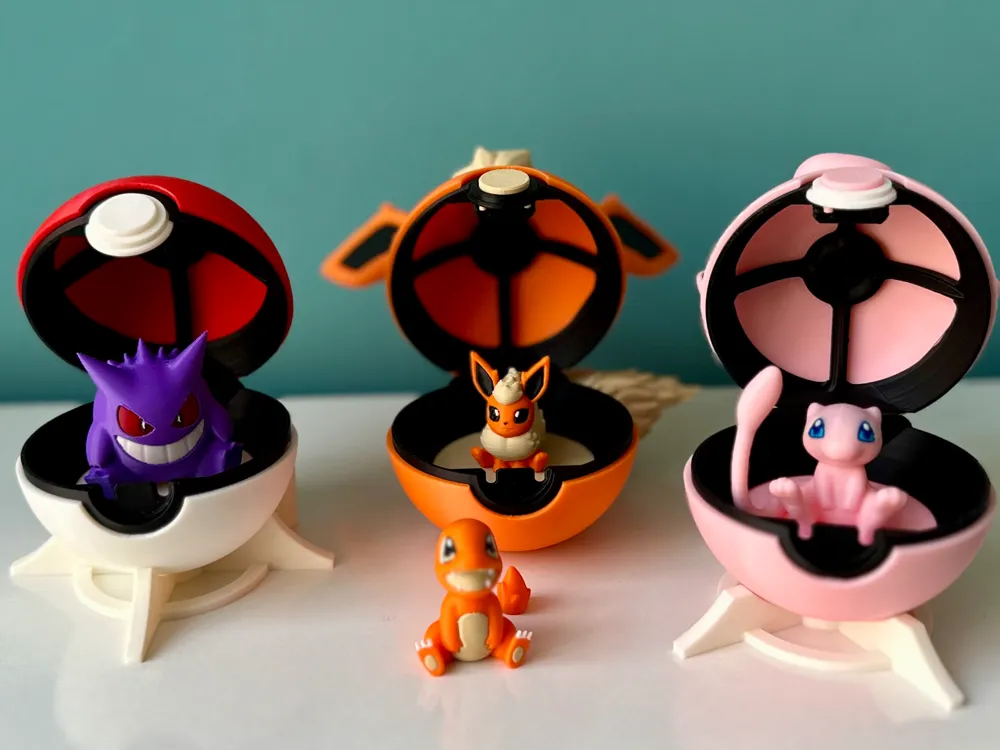 Detailed Display Pokeball Version by Torikami MakerWorld: Download Free ...