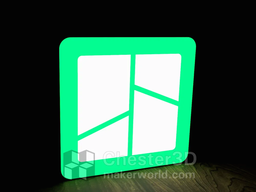 Bambu Studio App Logo LED Lightbox by Chester3D MakerWorld: Download ...