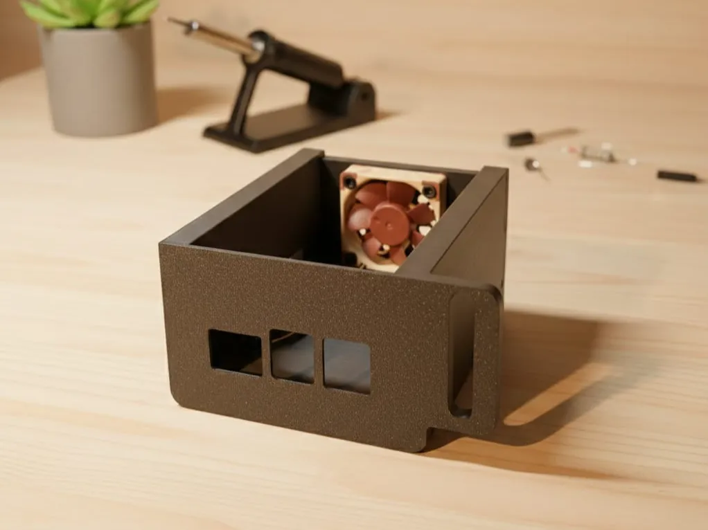 RPi5 Pro Rack Mount 1U - Noctua & NVMe Edition - Free 3D Print Model ...