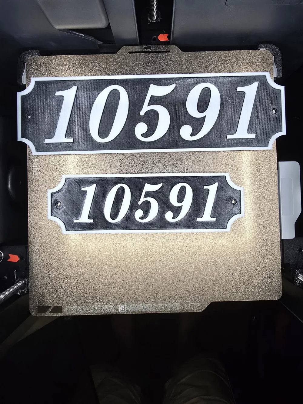 Customizable House Number Sign by Mrdude11 MakerWorld: Download Free 3D ...