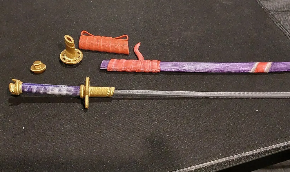 Cursed Dual Katana by gbombadon - MakerWorld