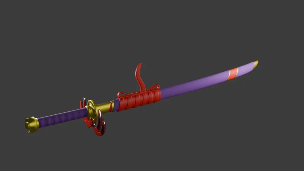 Cursed Dual Katana by gbombadon - MakerWorld