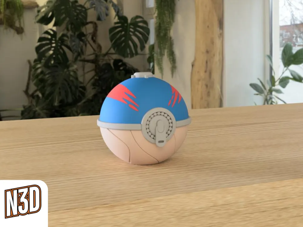 Great Ball (Hisui) - Free 3D Print Model - MakerWorld