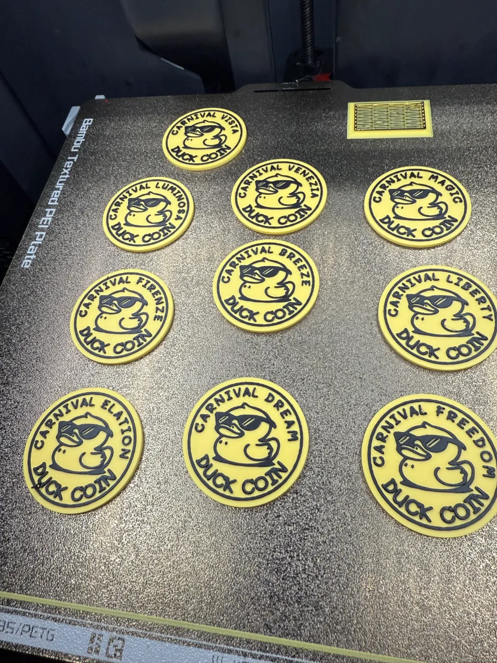 ALL CARNIVAL CRUISE SHIPS, DUCK COINS - Free 3D Print Model - MakerWorld