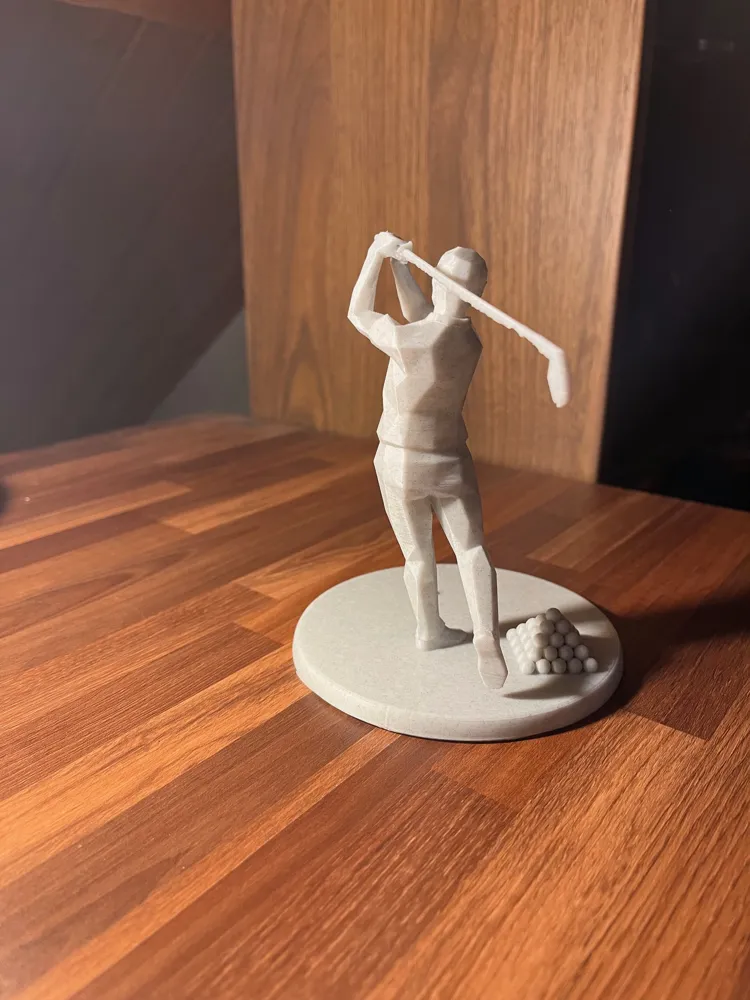 Golfeur Low Poly - Modèle d'Impression 3D Gratuit - MakerWorld