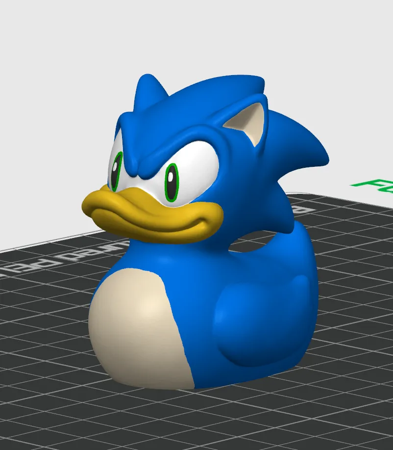 Sonic the Hedgehog Duck - Free 3D Print Model - MakerWorld
