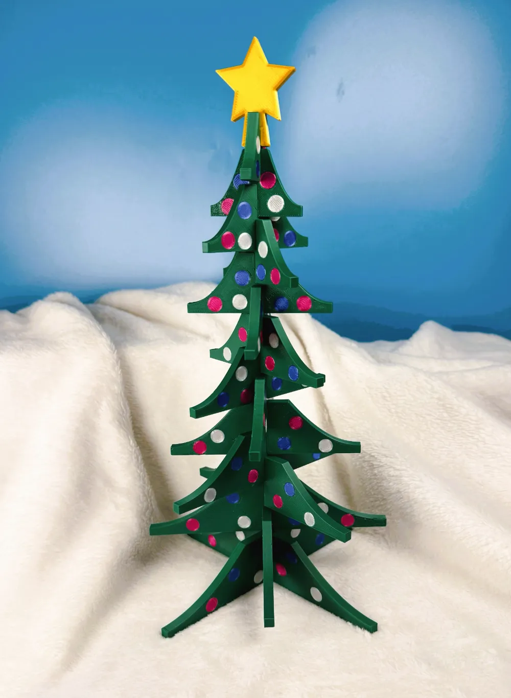 Christmas Tree, Interlocking; Easy Assembly by Spig3D MakerWorld ...