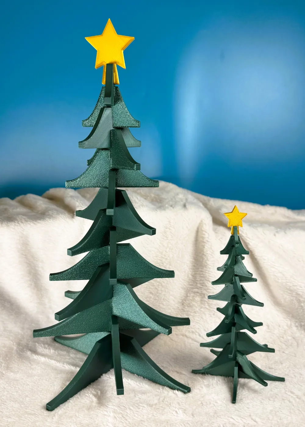 Christmas Tree, Interlocking; Easy Assembly - Free 3D Print Model ...