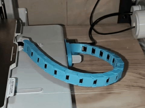 Bambu A1 Y-Axis Cable Chain - Bed Cable Chain - Rear Cable Chain ...