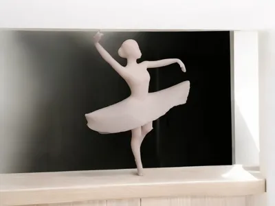 Ballerina Keychain by Danilo RafaelMakerWorld: Download Free 3D Models