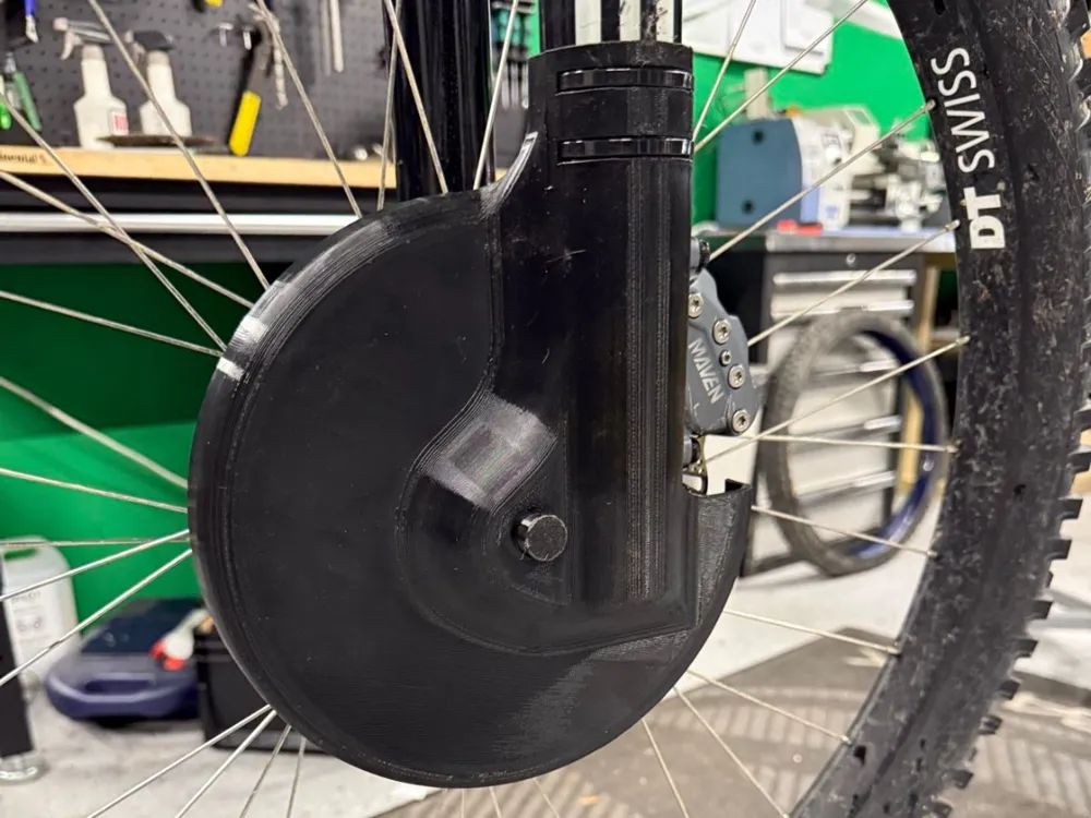 World Cup MTB Rotor/Brake Disc Guard - Free 3D Print Model - MakerWorld