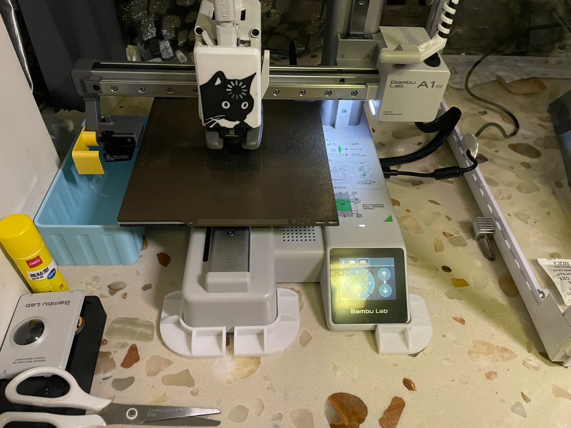 A1 mini Fixed Bracket (Nano Glue Fixed) by Tuz - MakerWorld