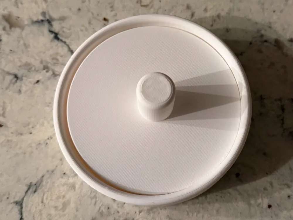 Burger Press With Dimple - Free 3D Print Model - MakerWorld