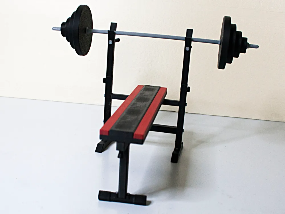 Miniature Bench Press for diorama scale 1-10 by Wilhelmus MakerWorld ...