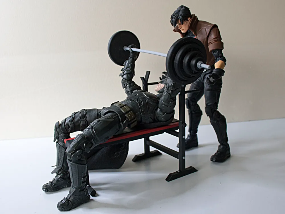 Miniature Bench Press for diorama scale 1-10 - Free 3D Print Model ...