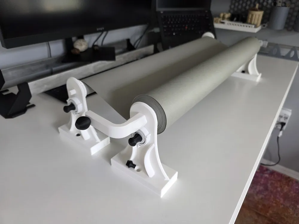 Crank-Driven Desktop Scratch Paper System by Overton_Prints MakerWorld: Download Free 3D Models