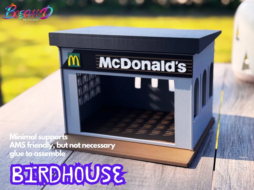 McDonald's Birdhouse - Free 3D Print Model - MakerWorld