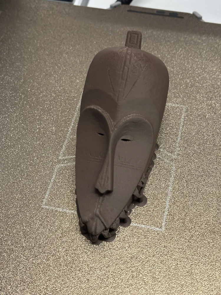 African Ngil Mask - Bust by PaperPlaneLabMakerWorld: Download Free 3D ...