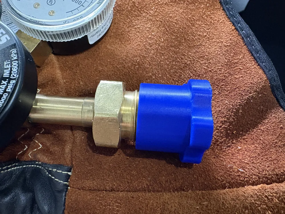 Argon Welding Regulator Cap - Free 3D Print Model - MakerWorld