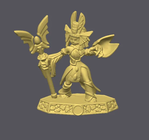 golden queen skylanders precise scan by lukas.vavra MakerWorld ...