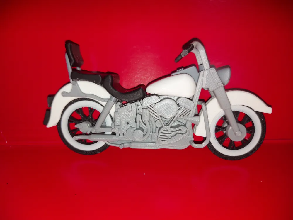Motorcycle Harley Davidson Duo-Glide - Free 3D Print Model - MakerWorld