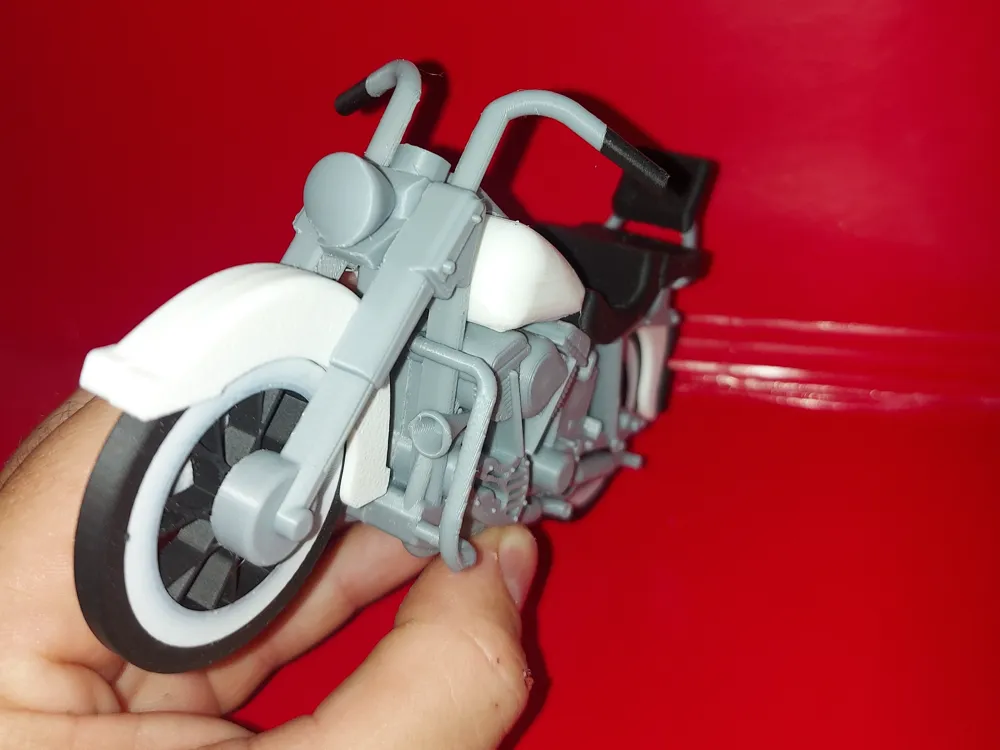 Motorcycle Harley Davidson Duo-Glide - Free 3D Print Model - MakerWorld