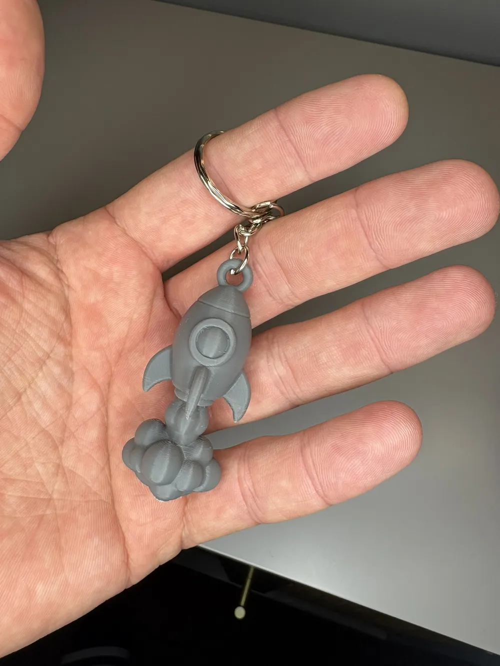 Space Rocket Keychain - Free 3D Print Model - MakerWorld