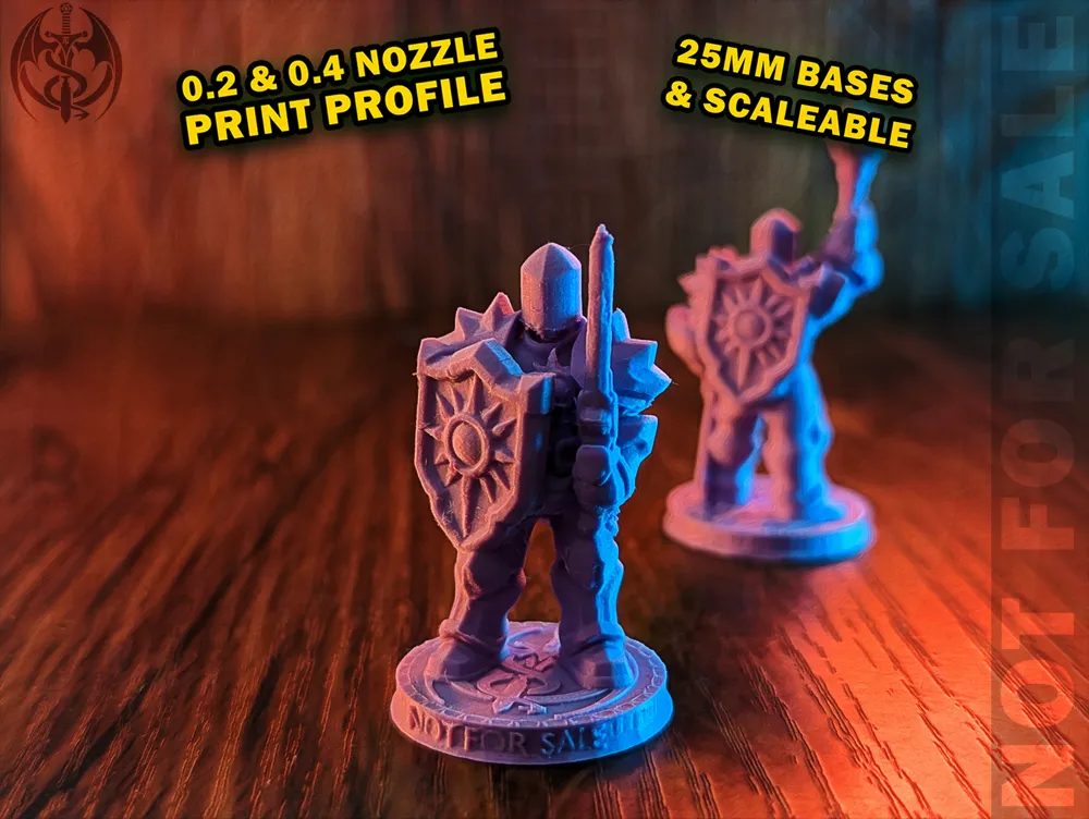 The Faceless Elites - 32mm supportless miniature by Nozzleborn Foundry ...