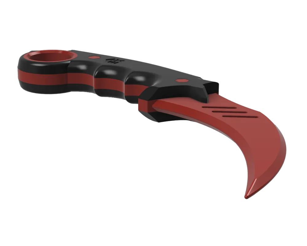 Karambit Fidget de mango integral por Xenith3D MakerWorld: Descarga ...