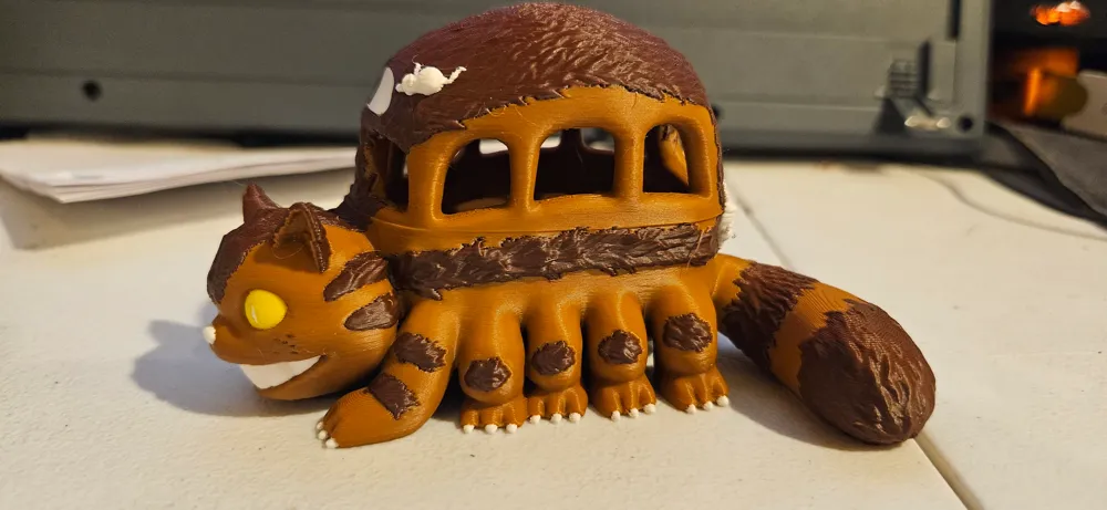 Catbus From My Neighbor Totoro. AMS 4 color by Verm MakerWorld ...