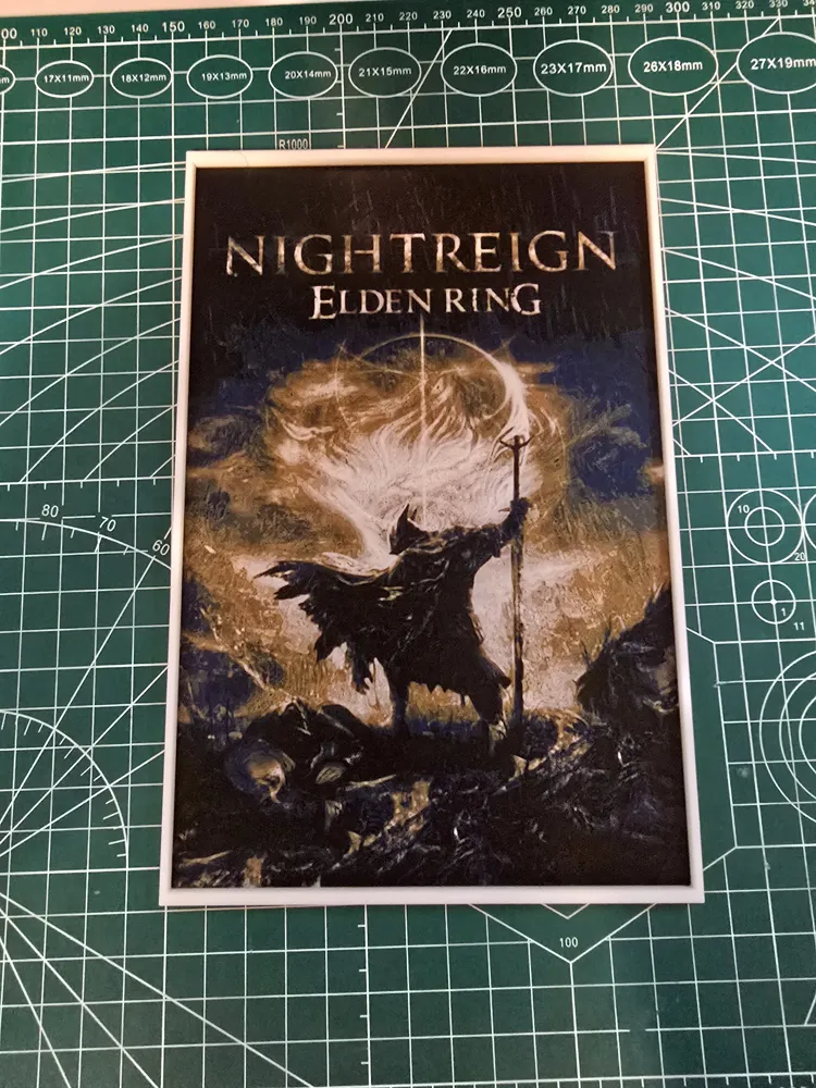 Elden Ring Nightreign Poster - Hueforge Art by Lumpy3D MakerWorld: Download Free 3D Models