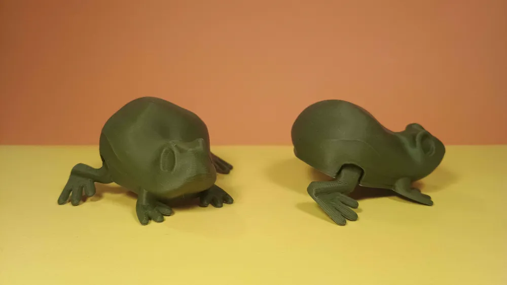 Jumping Frog - Free 3D Print Model - MakerWorld
